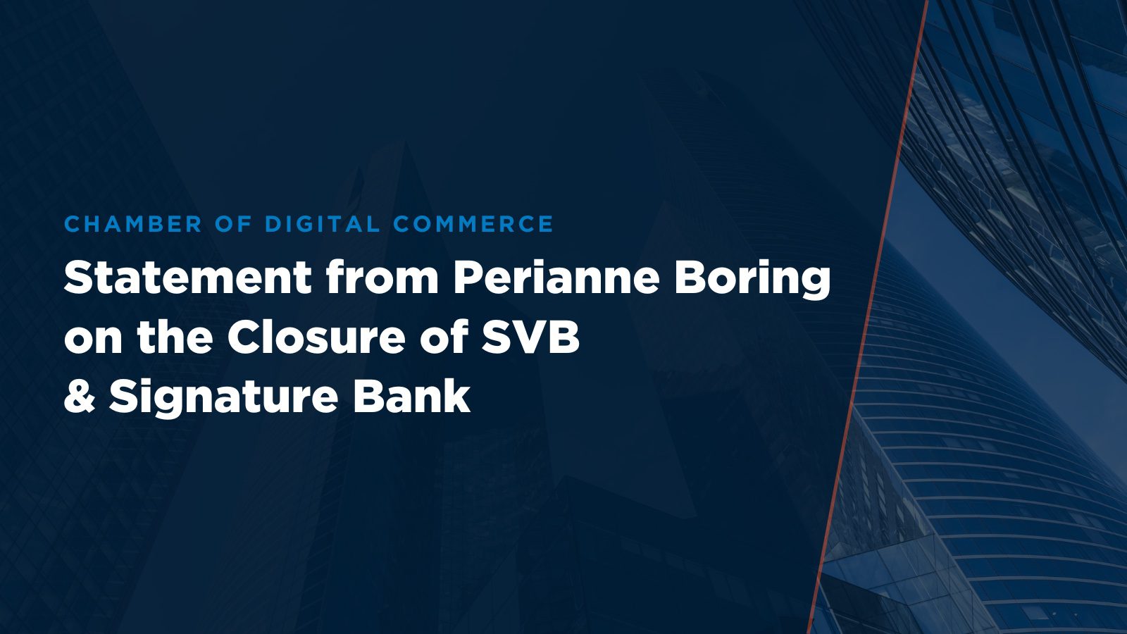 Statement from Perianne Boring, Founder & CEO of the Chamber of Digital ...